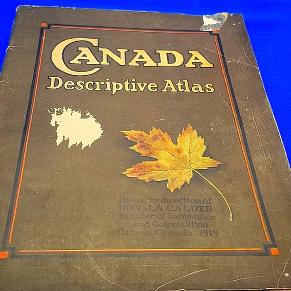 Other | Vintage Canada Atlas Book | Poshmark